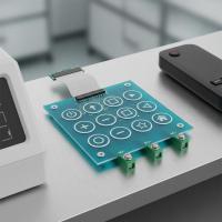 China PCB Tail Capacitive Membrane Keypad Featuring M3 Screws Terminals Ideal for Control Panels Medical Equipment and Consumer Electronics for sale