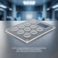 China Tactile Flexible Membrane Switch Screen Printing Following ASTM GB JIS EN Standards Ideal for Durable Electronic Keypads for sale