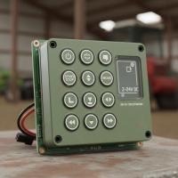 China 35V DC Circuit Rating PCB Membrane Switch Offering Current Contact 2-24V Durable for Agricultural Machine Control Panels for sale