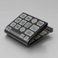 China Black Keyboard Integrated Membrane Circuit Switch Offering Pocket Design with Inserts Applicable to Portable Devices and Security Control Systems for sale