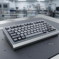 China Humidity Range 40 to 90 Percent Membrane Switch Keyboard Item Number ZS129 Suitable for Harsh Environments and Long Term for sale