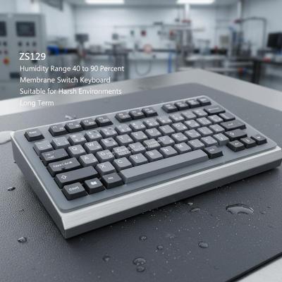 China Humidity Range 40 to 90 Percent Membrane Switch Keyboard Item Number ZS129 Suitable for Harsh Environments and Long Term for sale