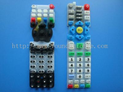 China Button Touch Panel Silicone Rubber Keypads Membrane Switch for sale