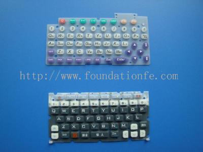 China Rubber Touch Panel Product Silicone Keypads Membrane Switch for sale