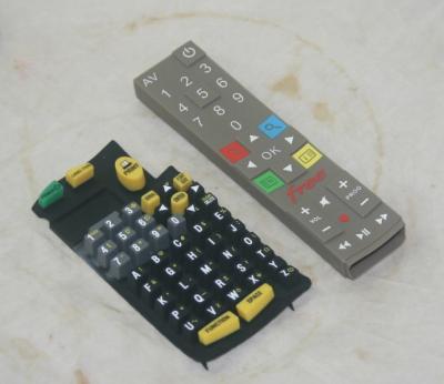 China Concave-Convex Tactile Membrane Switch Keyboard High Sensivity Rubber Key for sale