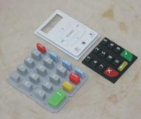 China Concave-Convex Tactile Membrane Switch Keyboard High Sensivity Rubber Key for sale
