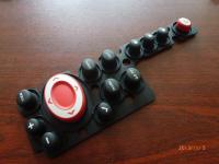 China Silicone Key Control Overlay Rubber Button Keypad (HC-SRK-031) for sale