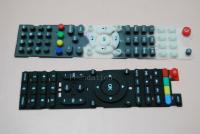 China Corrosion Resistance 3m Adehsive Membrane Switch Moisture Proof Silicone Rubber Keypad for sale