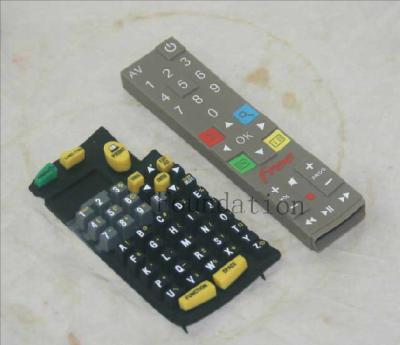China Key Control Overlay Button Keyboard Silicone Rubber Keypad for sale