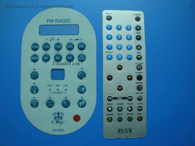 China Control Overlay Silicone Rubber Keyboard Button Keypad for sale