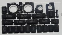 China High Sensivity Black Silicone Rubber Keypad Switch Panel Button for sale