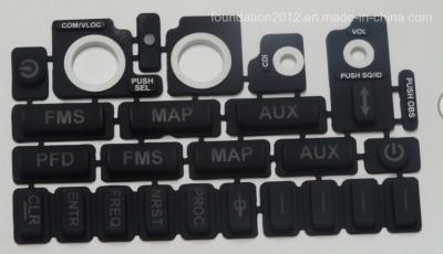 China High Sensivity Black Silicone Rubber Keypad Switch Panel Button for sale