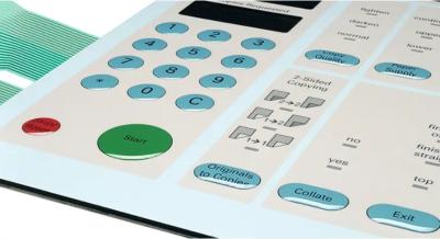 China Advanced, Reliable and Exquisite Design Crystal Epoxy Dome Membrane Switches for sale