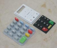 China Resistant Design Key Control Overlay Silicone Rubber Button Parts for sale