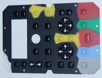 China Multi Button Flexible Rubber Membrane Switch Keypad For Control Panel for sale