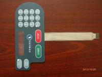 China Waterproof PC Embossed Tactile Membrane Switch Panel For Air Conditioner for sale