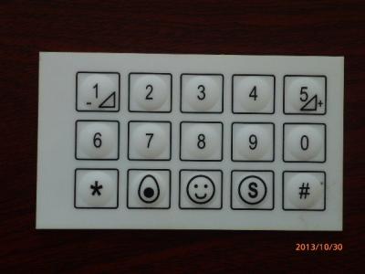 China Professional Keypad PCB Membrane Switch With 3M Adhesive / IPC Standard for sale