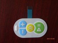 China Waterproof Membrane Switch Keyboard 0.05mm - 1.0mm , 3M467 / 3M468 Adhesive for sale