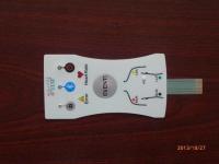 China Light Weight White Graphic Overlay Membrane Switch With Touch Screen Panel for sale