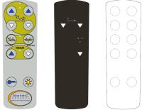 China 3M Adhesive Tactile Membrane Switch Overlay Panels For Control Board for sale