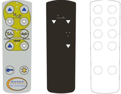 China 3M Adhesive Tactile Membrane Switch Overlay Panels For Control Board for sale