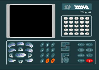 China Custom Embossed Tactile Membrane Switch with Dull Polish , Polydome And Rim for sale