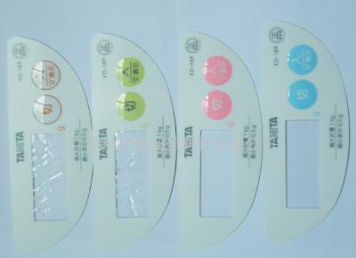 China Thin Film PET PC Flexible Membrane Switch Waterproof IP68 With SGS , Rohs for sale