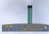 China Key Embossed Customizable Keyboard Membrane Switches with Moisture Proof for sale