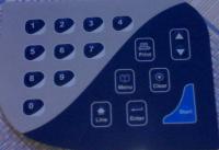China Custom Electronic Control PCB Membrane Switch Keypad With Push Button for sale