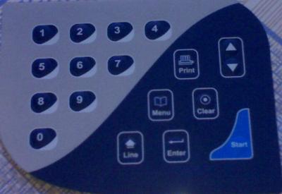 China Custom Electronic Control PCB Membrane Switch Keypad With Push Button for sale