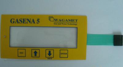 China Eco friendly Metal Dome Membrane Switch Keyboard / Single Membrane Switch for sale