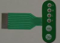 China Eco Green PET / PC Single Membrane Switch / Metal Dome Membrane Switch for sale