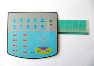 China Waterproof Flat LED Metal Dome Membrane Switch Keyboard For Electronic Scale for sale