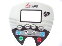 China LCD Screen Graphic Panel Overlay Waterproof Membrane Switch With Multi keys for sale