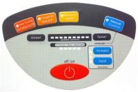 China Thin Film Embossed Graphic Overlay Membrane Switch Panel With Heat Resisting for sale