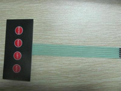 China 4 Key Silicone Rubber Membrane Switch Customizable Keypad With Stock Design for sale