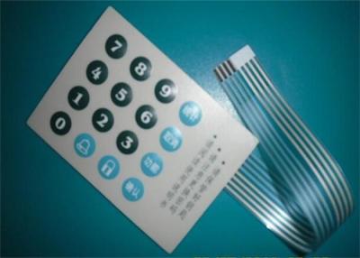 China Silicone Telephone Keypad Metal Dome Membrane Switch Panel with 16 Buttons for sale
