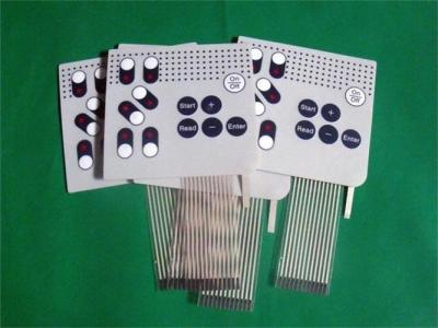 China Metal Dome Rubber Membrane Switch for sale