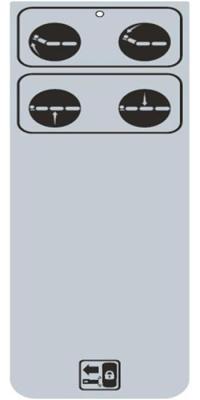 China PC / PET Tactile Membrane Panel Switch Embossed with 4 Buttons for sale
