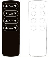 China Dull Polish Microwave Membrane Control Panel For Electronic Reading Machine for sale