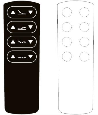 China Dull Polish Microwave Membrane Control Panel For Electronic Reading Machine for sale