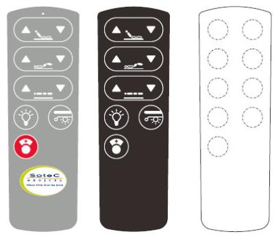 China Flexible Remote Control Touch Screen Membrane Panel For Household Appliances for sale
