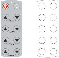 China Embossed Waterproof Membrane Switch And Panel Silk Screen Printing Overlay for sale