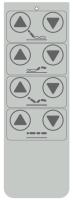 China White Dull Polish 8 Key Membrane Switch Overlay For Electric Products for sale