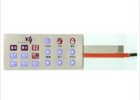 China Custom Embossed PET Tactile Membrane Switch Keypad / Thin Film Switch for sale