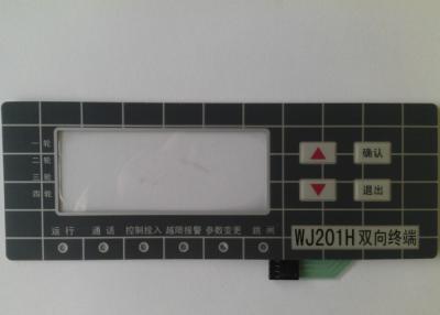China Custom Touch Screen Waterproof Membrane Switch With 3M Adhesive , High Sensivity for sale