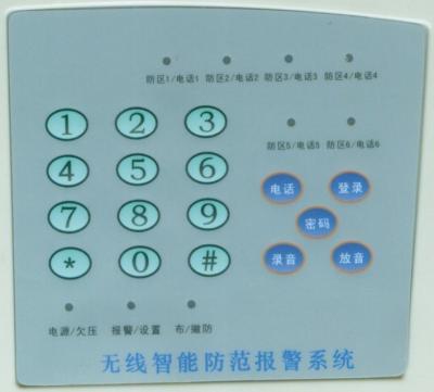 China Flexible Keypad Membrane Switch Control Panel 25mA - 100mA for Electric Products for sale