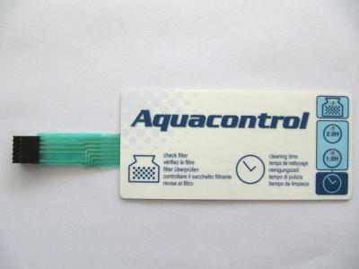 China One Key LGF Single Membrane Switch PC / PET For Automobile And Security System for sale