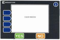 China Custom Membrane Graphic Overlay Panels For Clear Window And Flat Embossing for sale