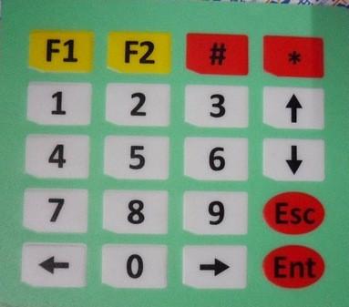 China PC / PET Membrane Switch Keypad With 3M Adhesive , High Sensivity for sale
